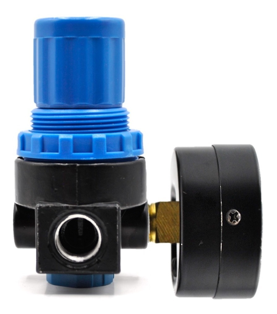 Regulador De Presión Neumático 1/4 120 Psi Con Manómetro | Instrutek